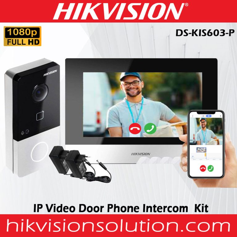 Best Hikvision 2nd Gen Ds Kis603 P Video Door Phone Intercom System Sri Lanka 
